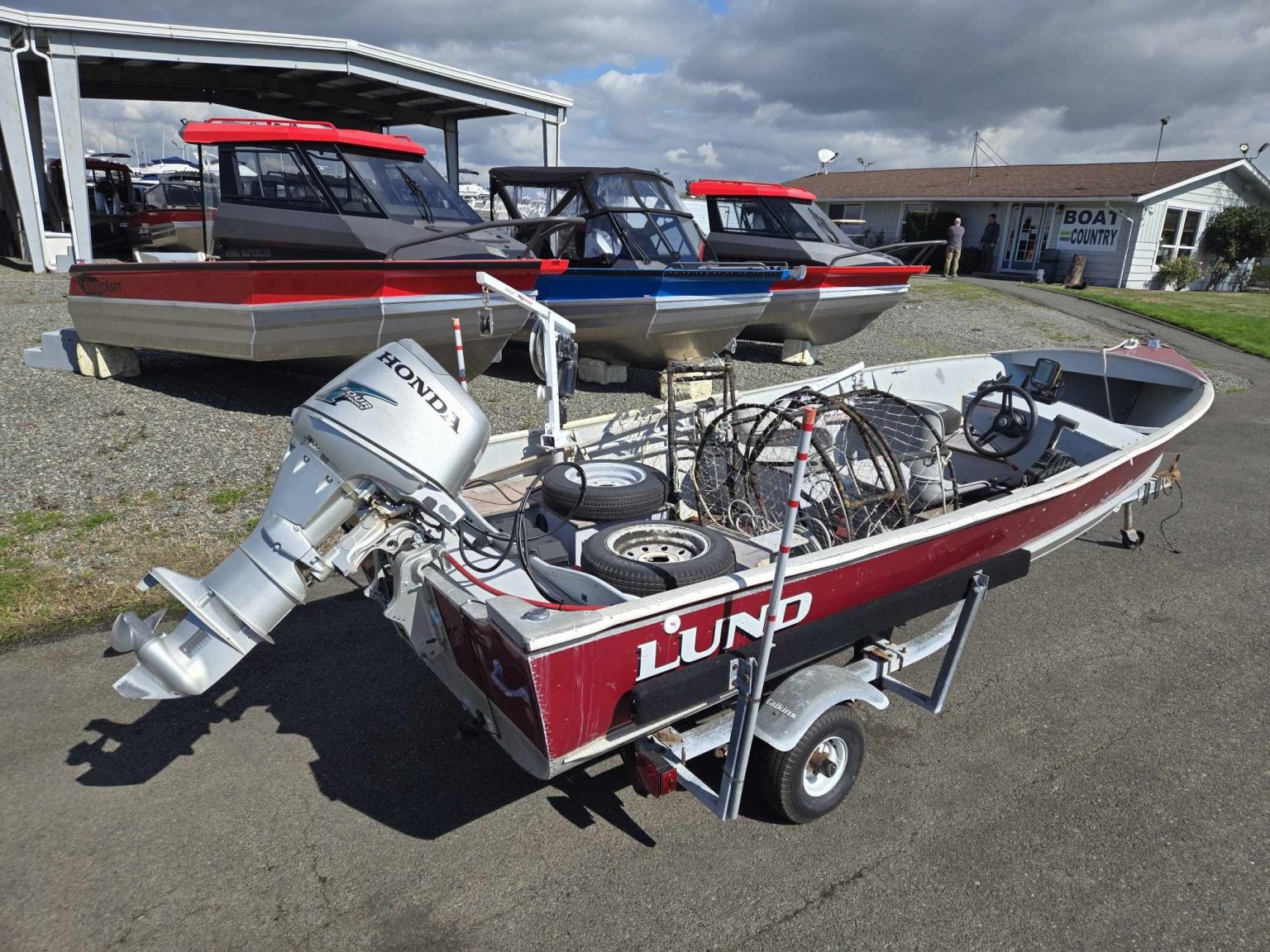 1989 LUND Open Side Console For Sale - Boat Country